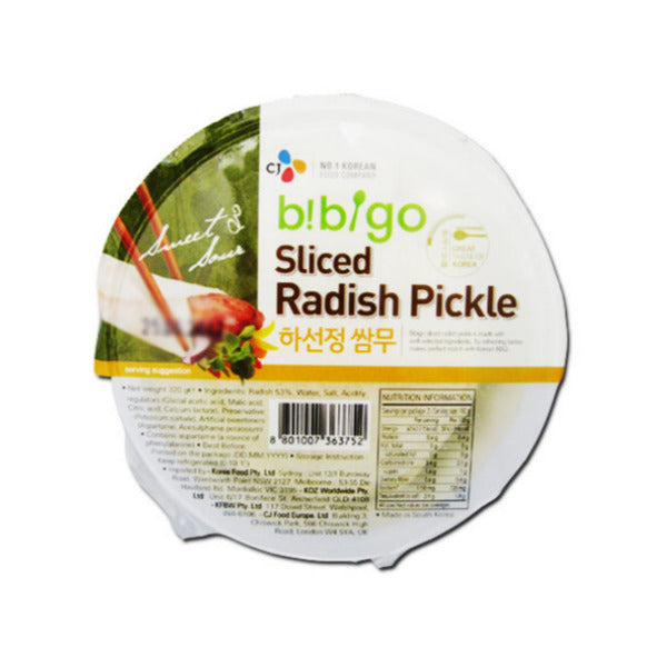 CJ 비비고 쌈무 새콤 320g CJ Picked Sliced Radish 320g – K FRESH MALL