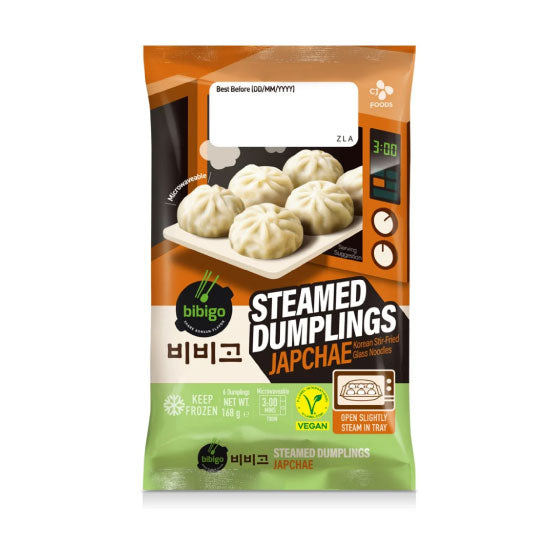 CJ 비비고 잡채 찐만두 168g CJ Steamed Dumplins Japchae 168g – K FRESH MALL