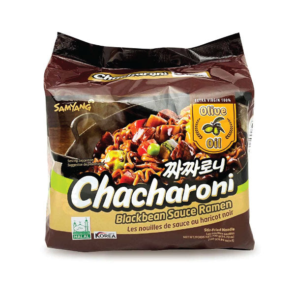 삼양 짜짜로니 멀티 140g*5 SY Black Bean Sauce Ramyun 140g*5 – K FRESH MALL